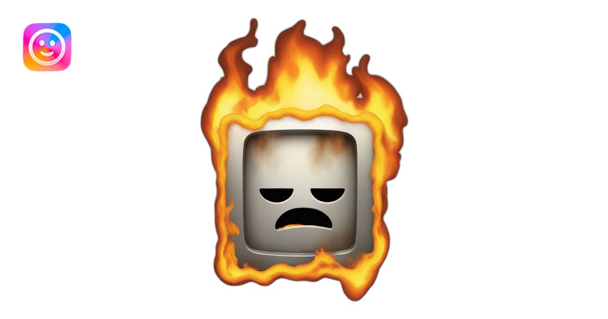 phone burn emoji | AI Emoji Generator