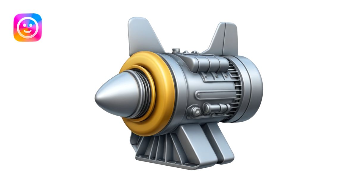 generate realistic airplane engine emoji | AI Emoji Generator