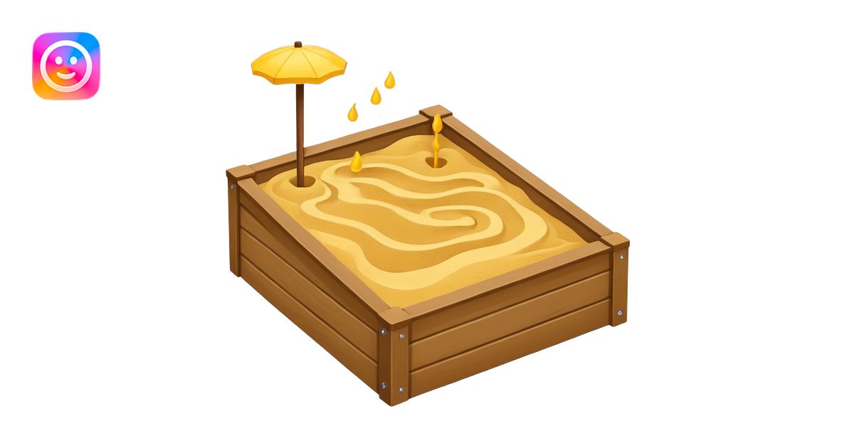 Sandbox emoji | AI Emoji Generator