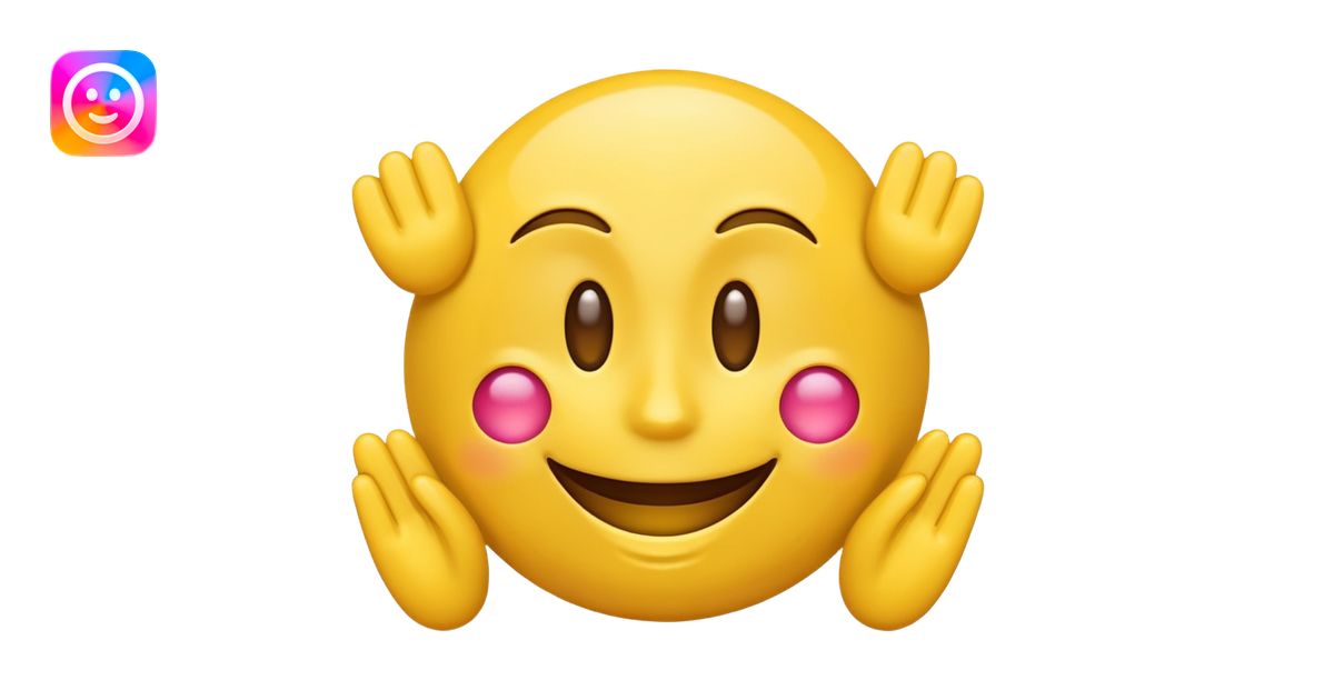React logo with a smiling face emoji emoji | AI Emoji Generator