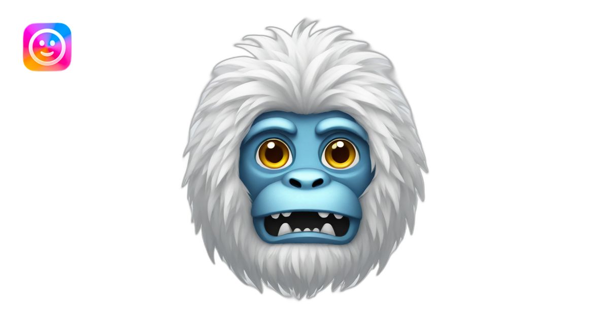 Yeti emoji | AI Emoji Generator