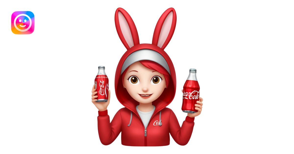 Red soda can as its head and a body resembling a bottle can . The can ...