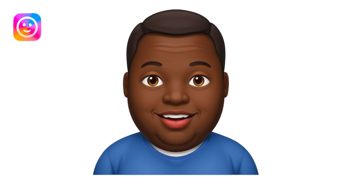 big lips fat guyt emoji | AI Emoji Generator