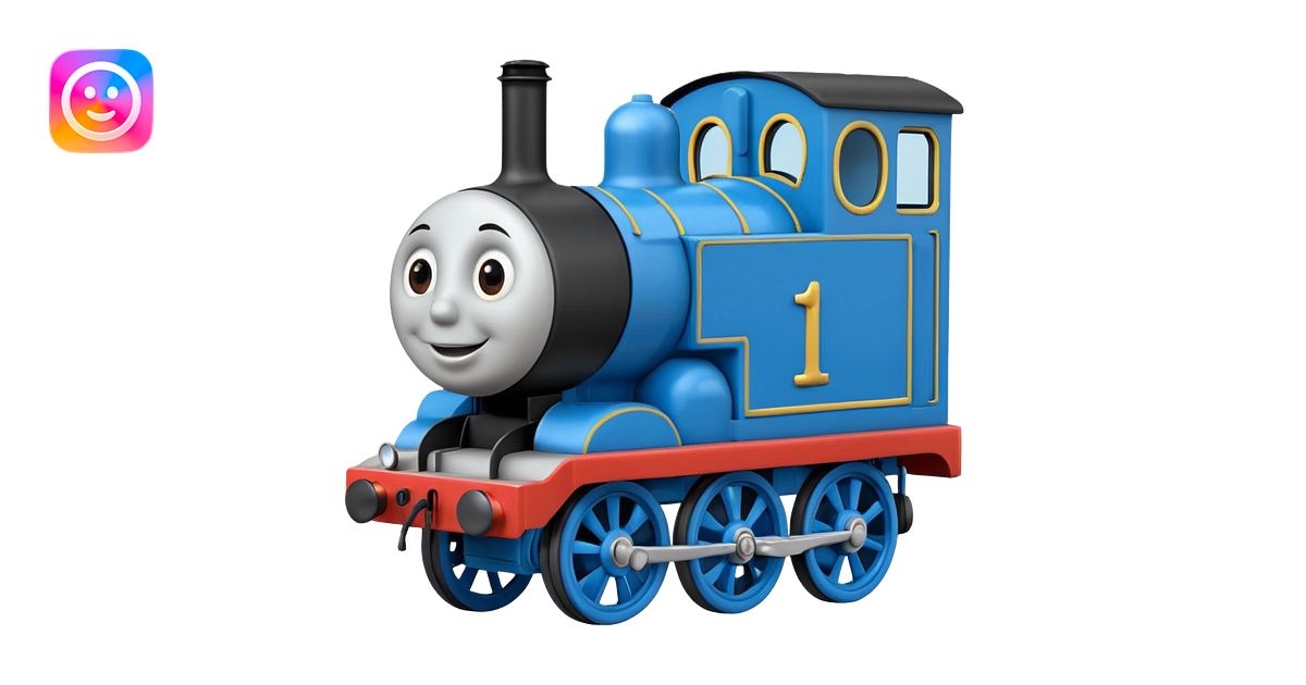 Thomas the tank engine side emoji emoji | AI Emoji Generator