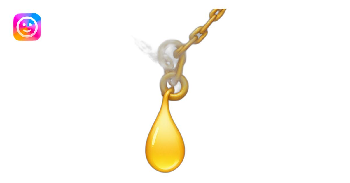 drip chain emoji | AI Emoji Generator