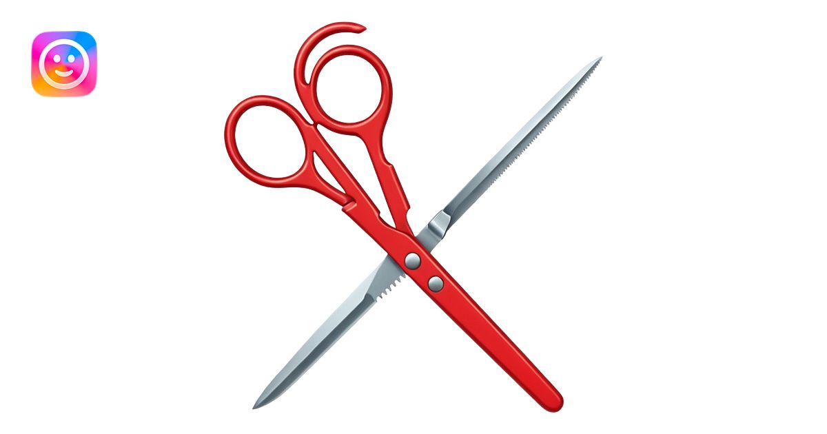 red scissor emoji | AI Emoji Generator