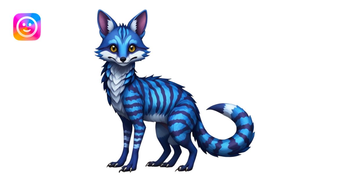 Feral Rare Fantasy scaly evil spooky vibrant dark shady shaded detailed ...