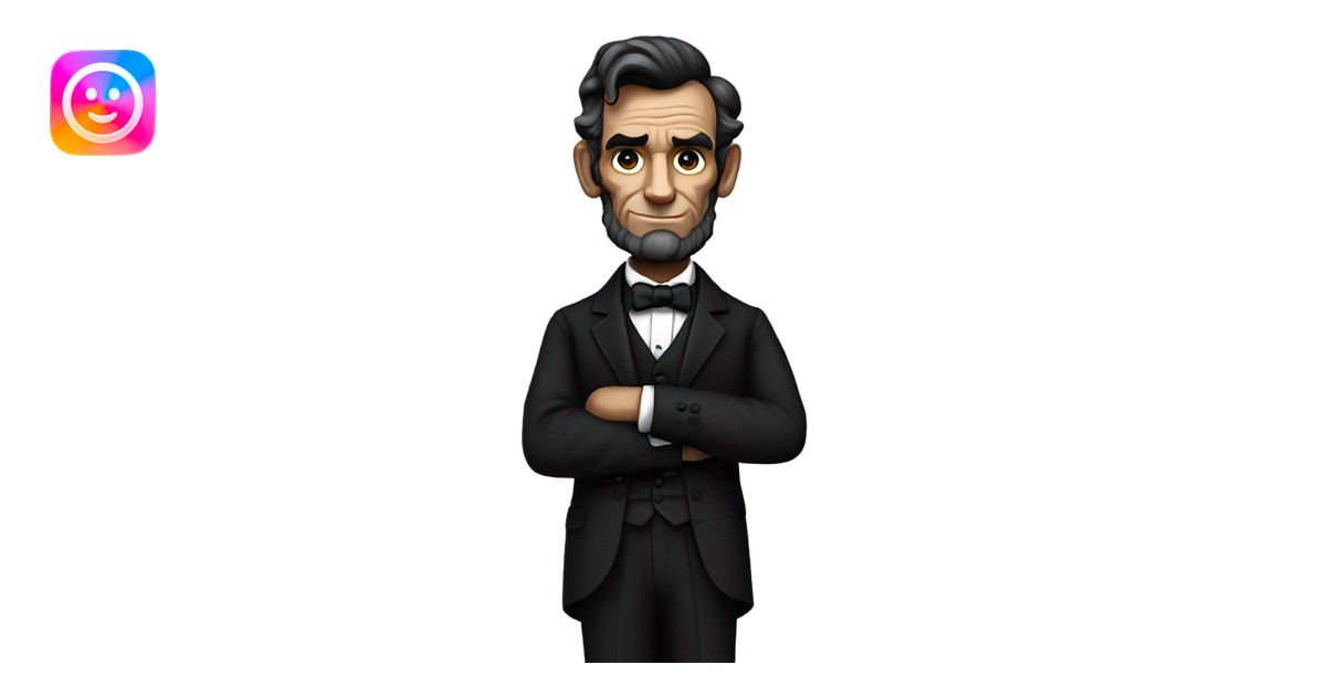 abraham lincoln standing at attention emoji | AI Emoji Generator