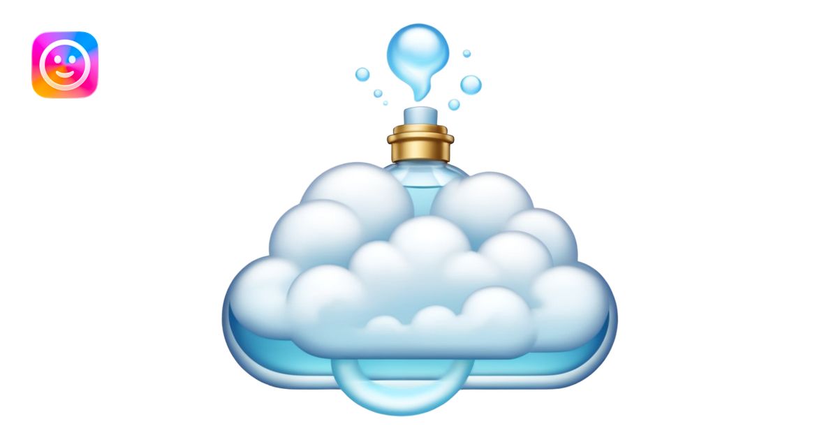 spraying perfume without hands emoji | AI Emoji Generator