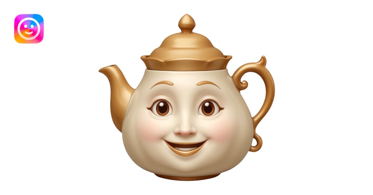 A character from the fairy tale Beauty and the Beast: Mrs. Potts, the ...