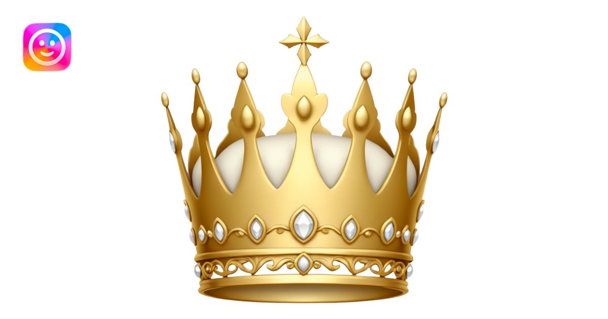 white crown emoji | AI Emoji Generator