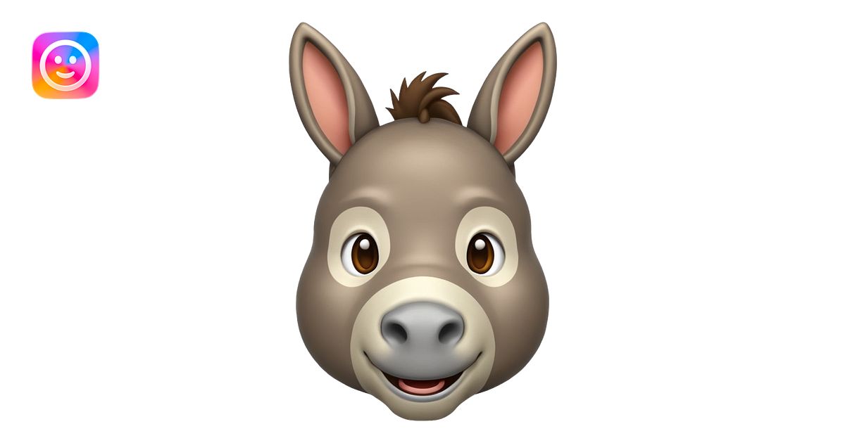 donkey emoji emoji | AI Emoji Generator