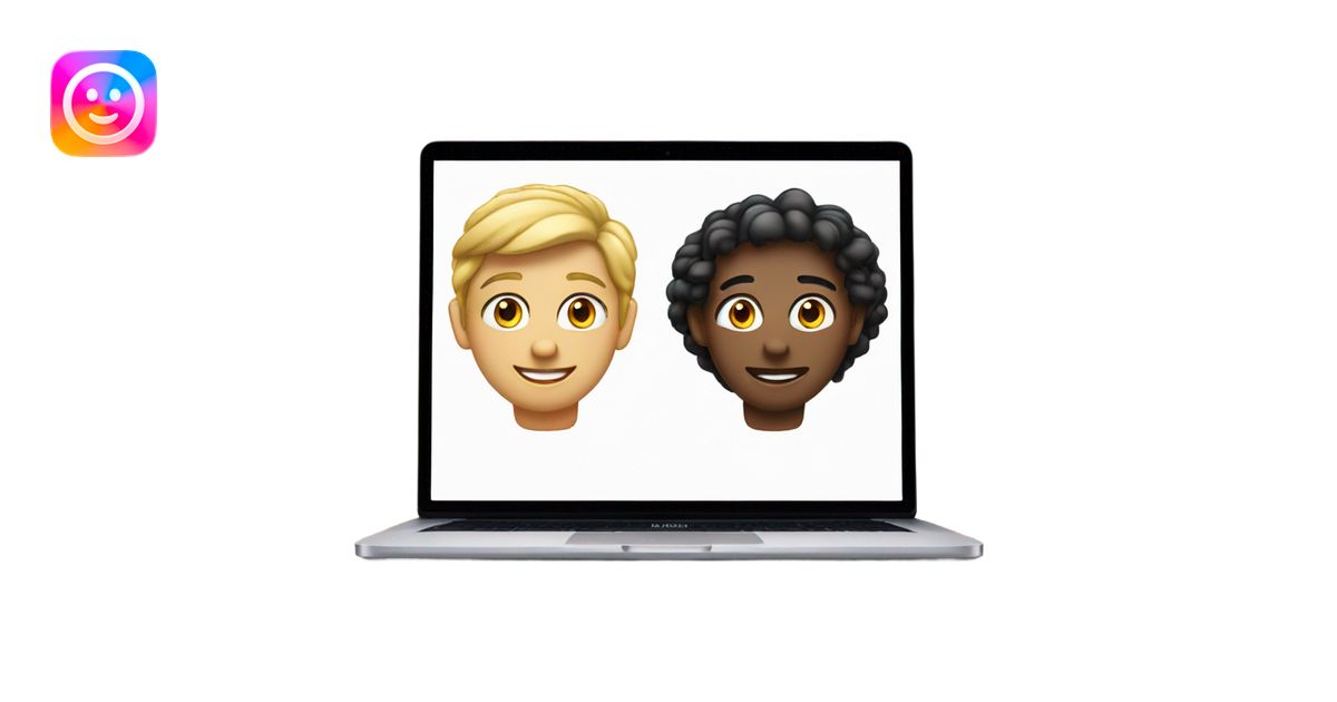 MacBook Ultra dual screen emoji | AI Emoji Generator