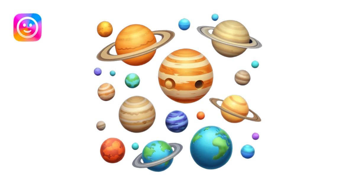 planets emoji | AI Emoji Generator