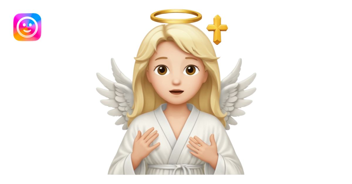 singing angel emoji | AI Emoji Generator