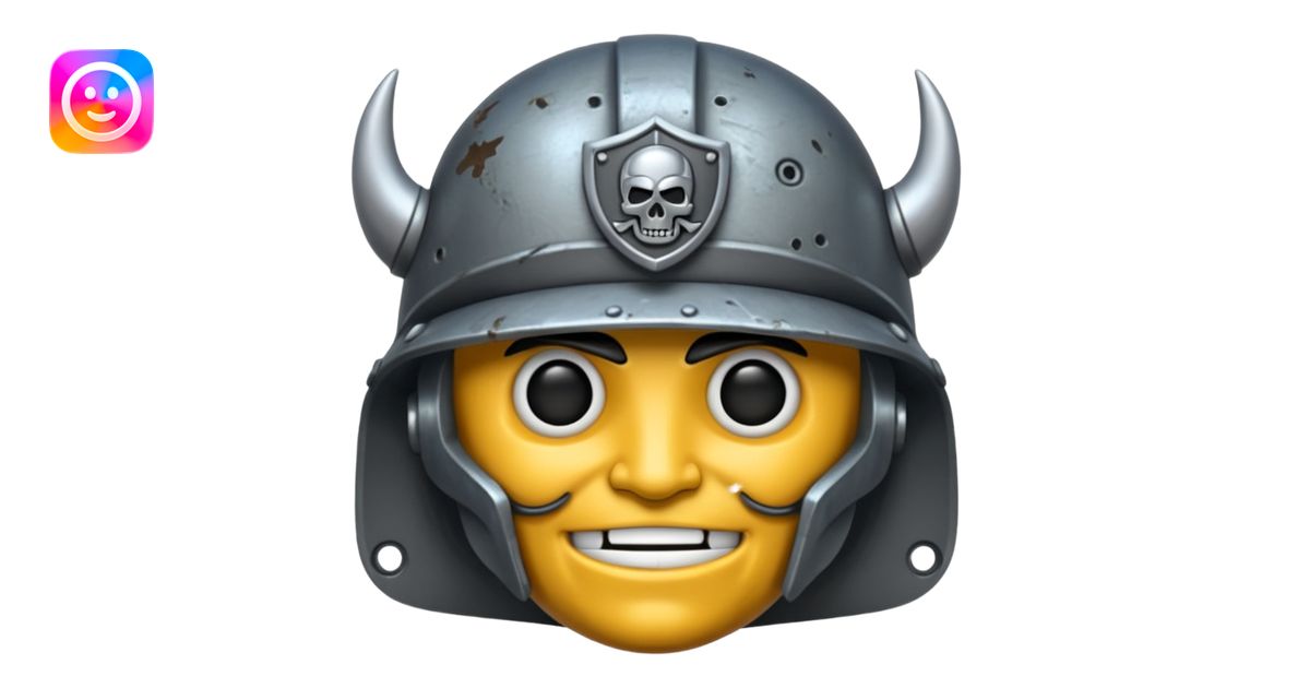 an emoji of a raider from arc raiders emoji | AI Emoji Generator