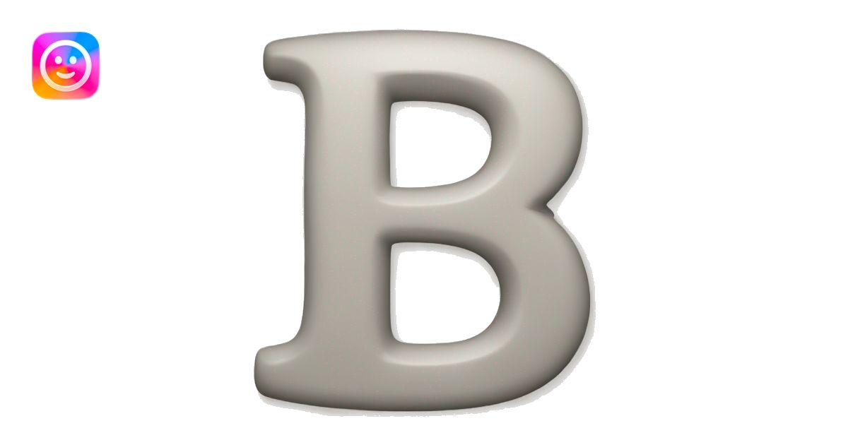 letter "b" emoji | AI Emoji Generator