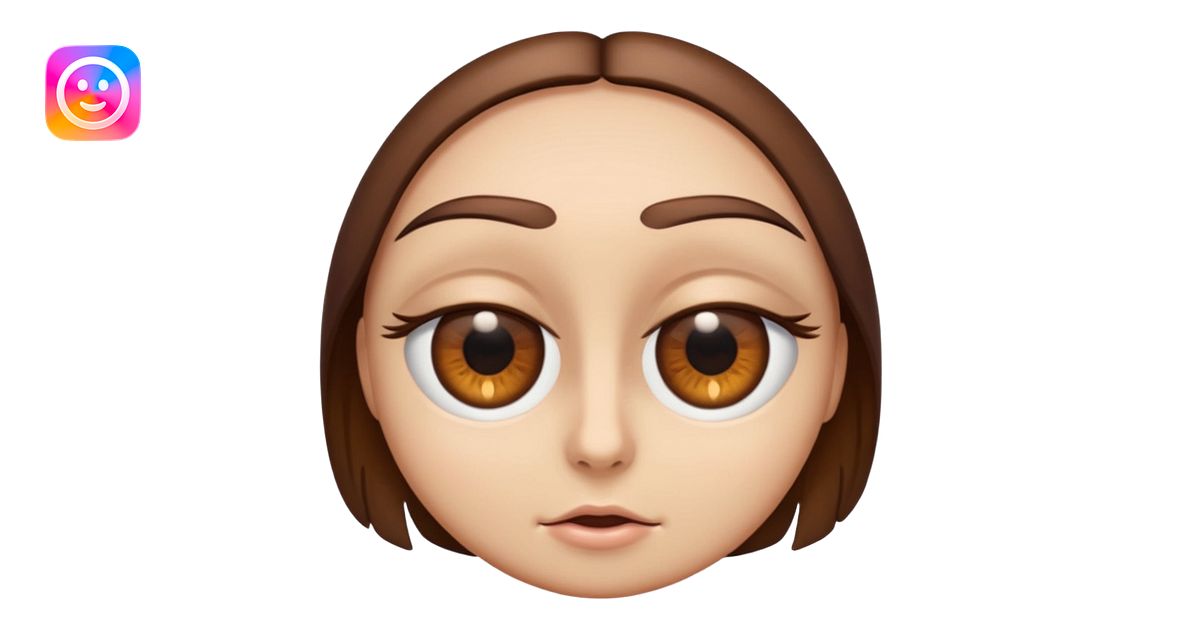 standard eye emoji with eyelid halfway closed, mid-blink emoji | AI ...