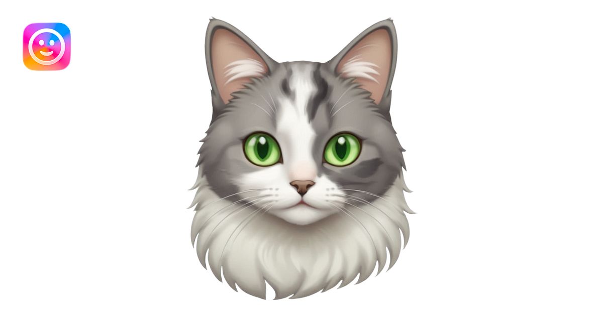 beautiful female grey cat with green eyes, white paws and white chest ...