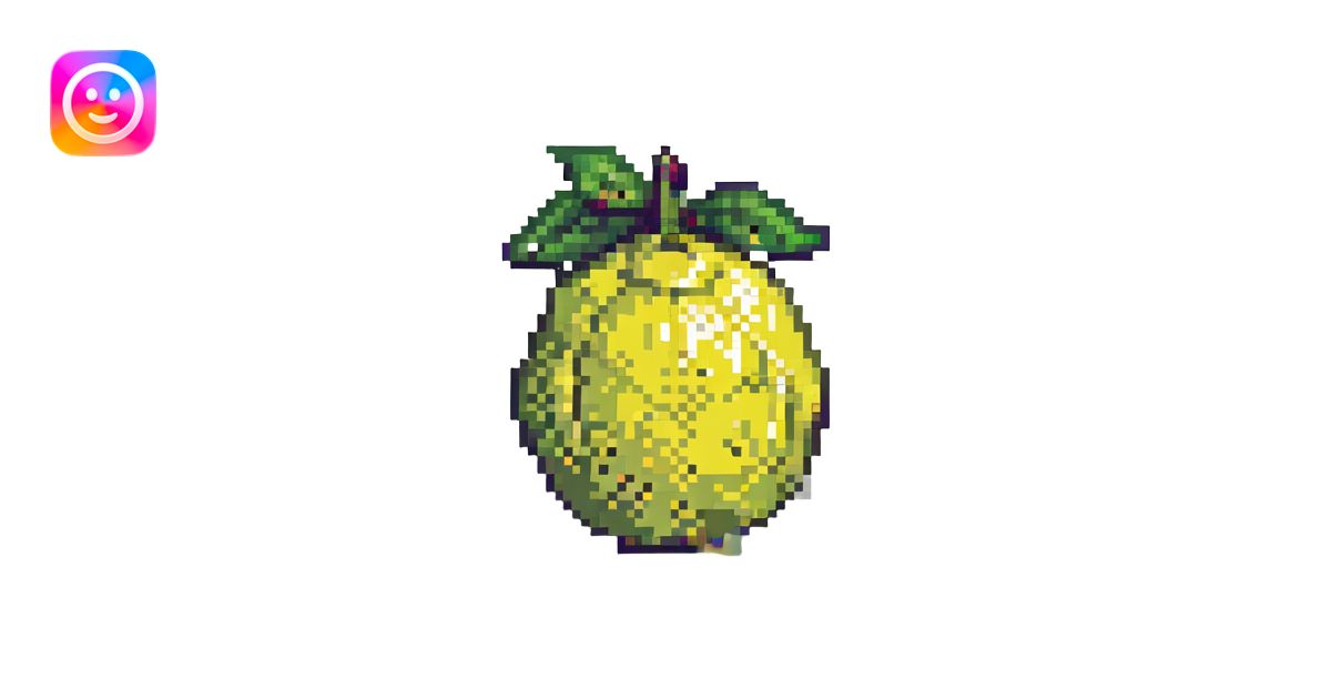 a lemon, pixel art style illustration | AI Emoji Generator