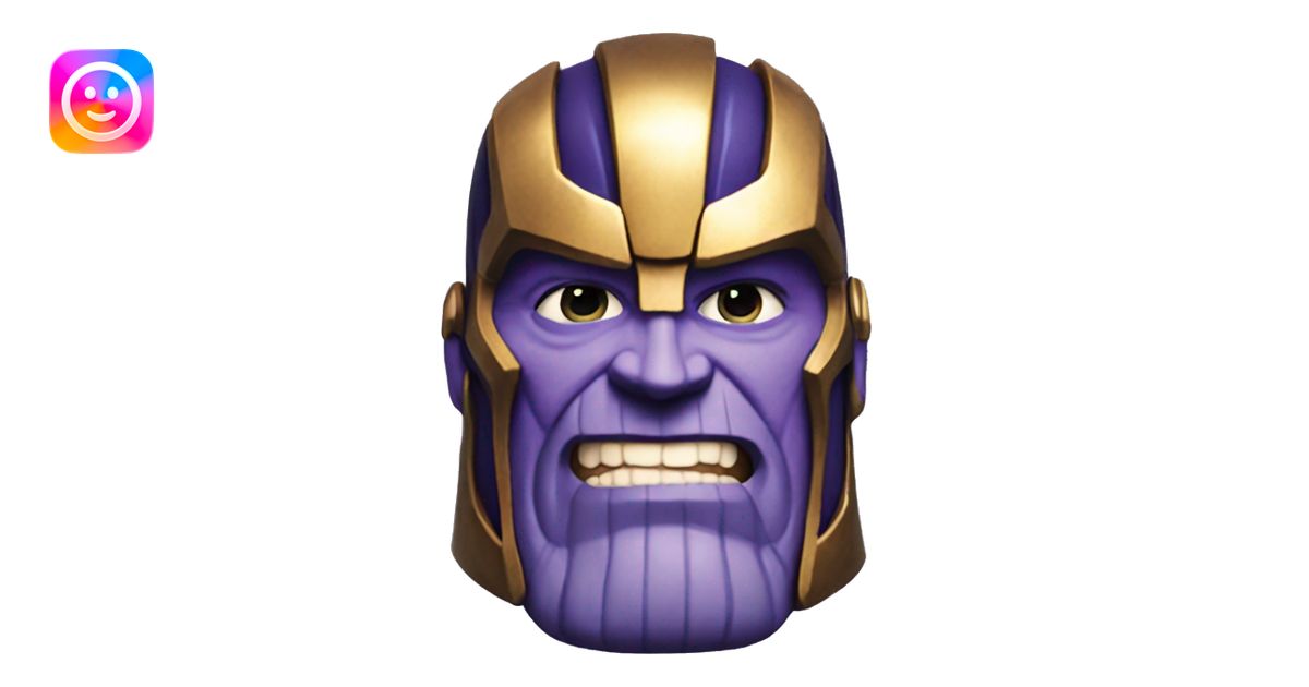 Thanos emoji | AI Emoji Generator