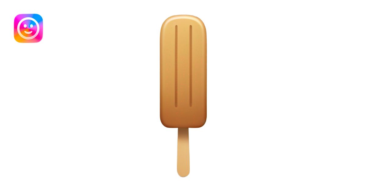 Popsicle stick emoji | AI Emoji Generator