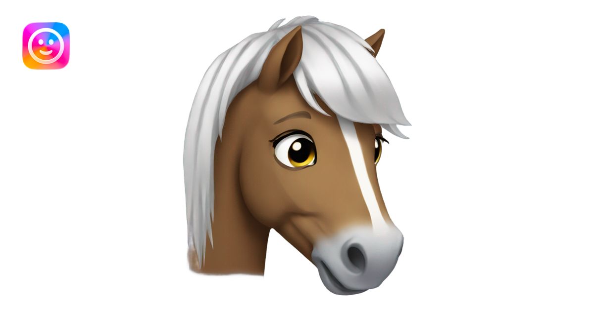 Crying pony emoji | AI Emoji Generator