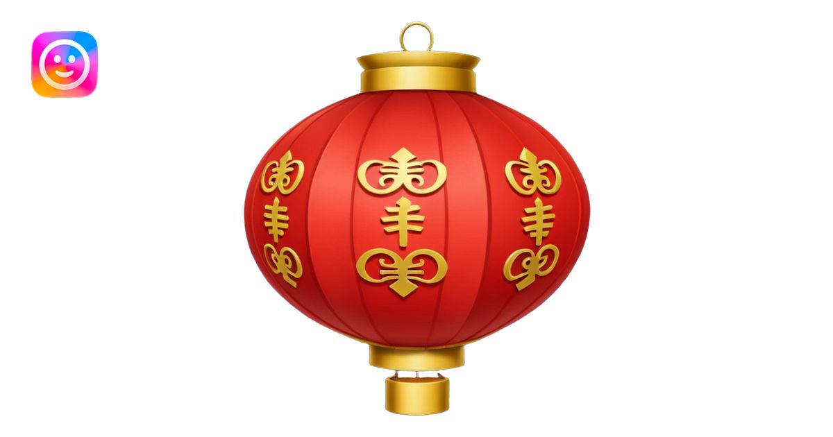 chinese red lantern emoji | AI Emoji Generator