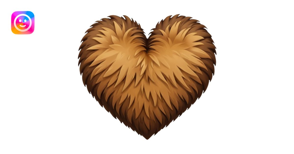 fur heart emoji | AI Emoji Generator