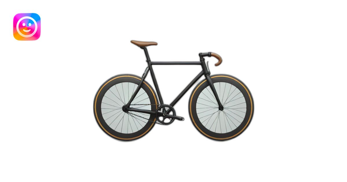 Fixed gear bike emoji | AI Emoji Generator