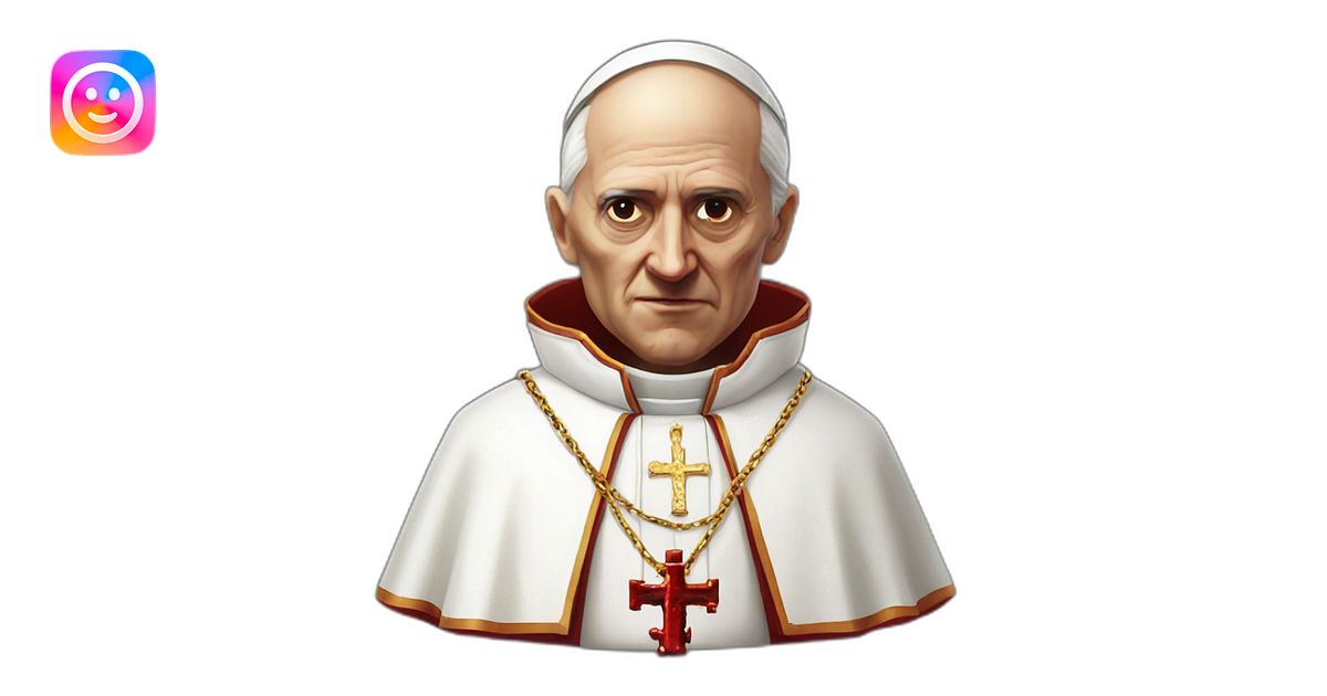 Pope bloody pixelated doom avatar emoji | AI Emoji Generator