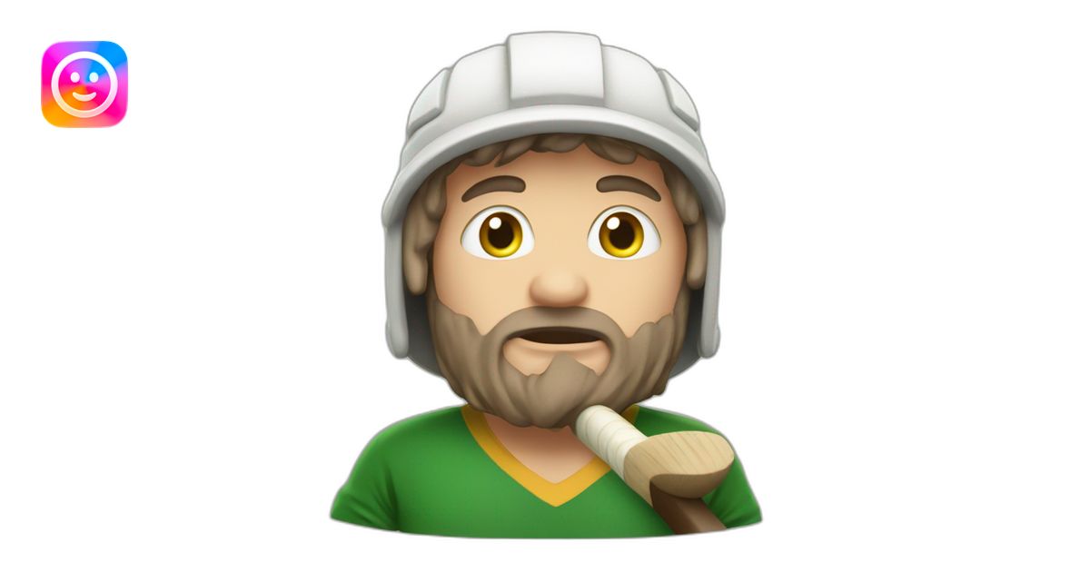 Hurling Irish emoji | AI Emoji Generator