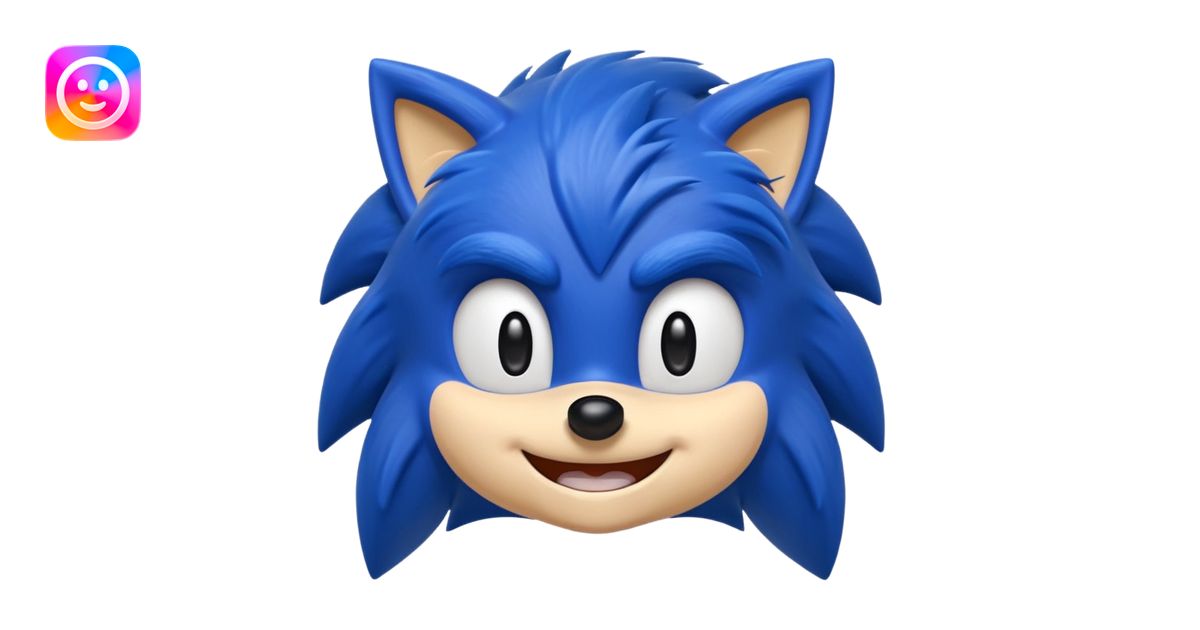 Sonic emoji | AI Emoji Generator