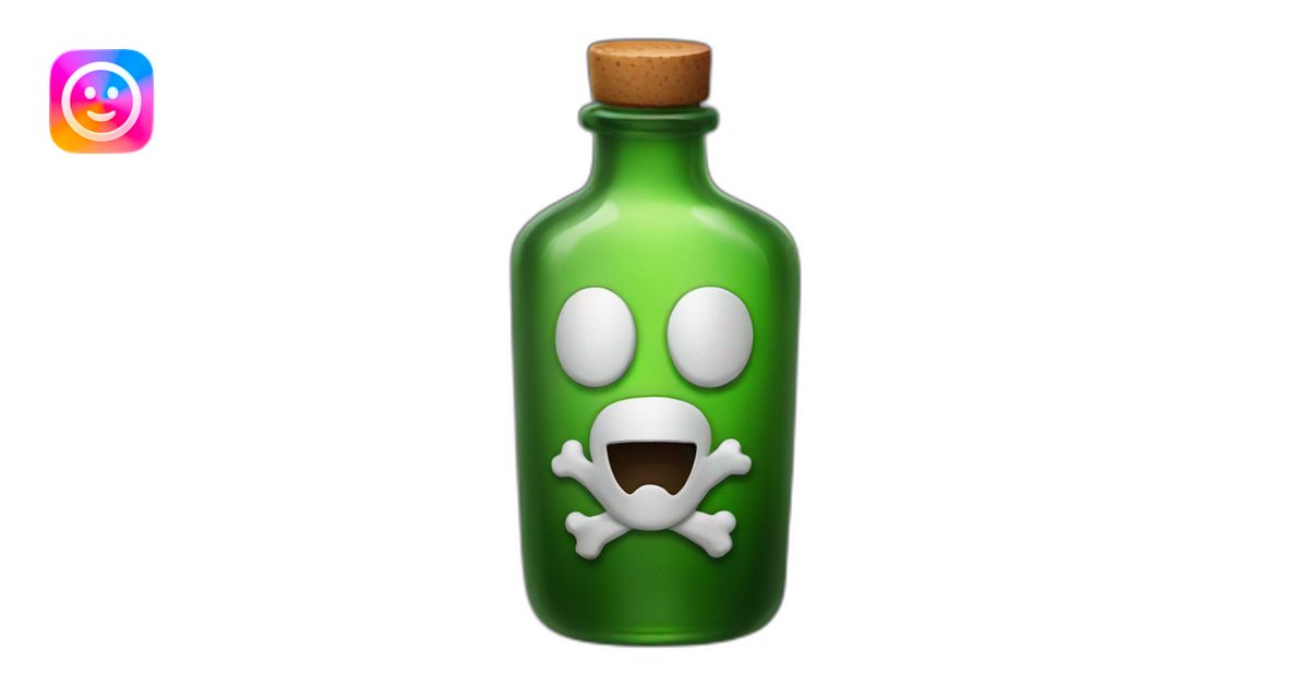 poison bottle emoji | AI Emoji Generator