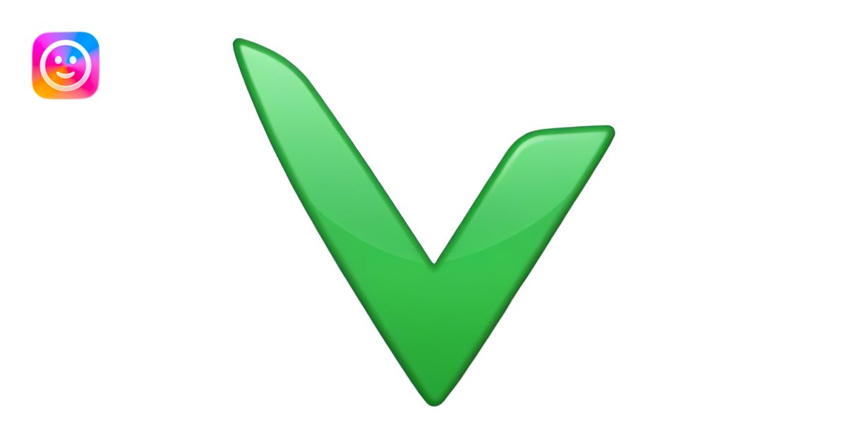 Check mark emoji | AI Emoji Generator