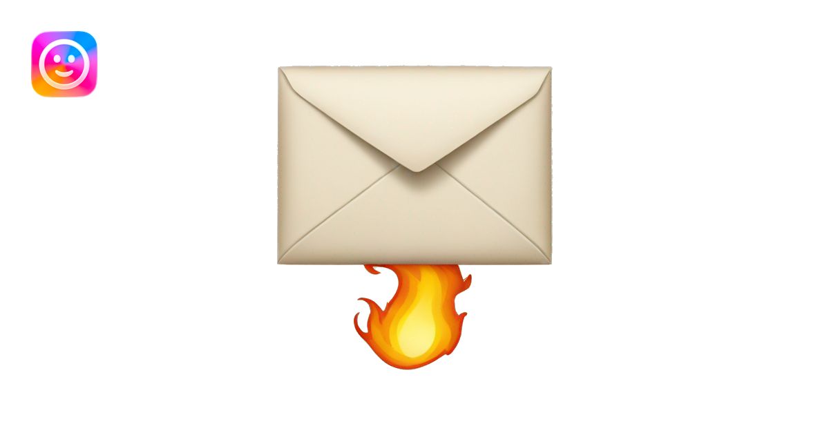 envelope with fire emoji | AI Emoji Generator