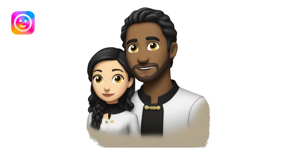 Grisha and Liza emoji | AI Emoji Generator