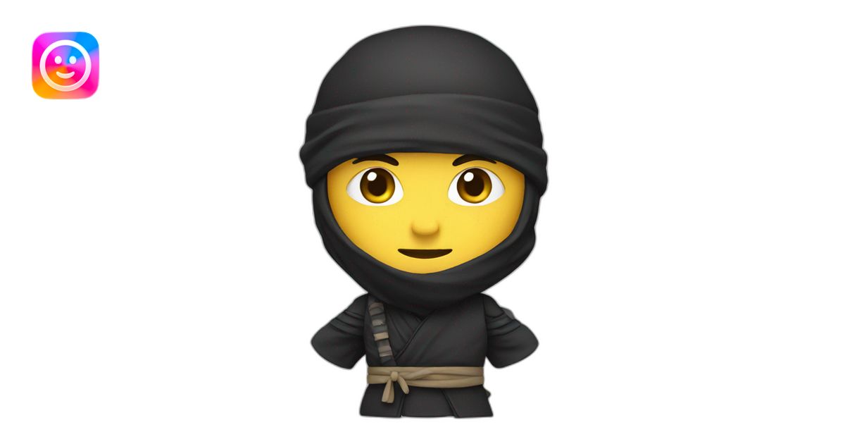 ninja emoji | AI Emoji Generator
