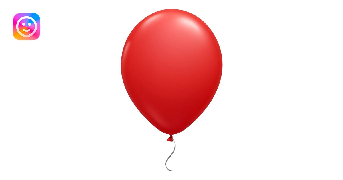 red balloon emoji | AI Emoji Generator