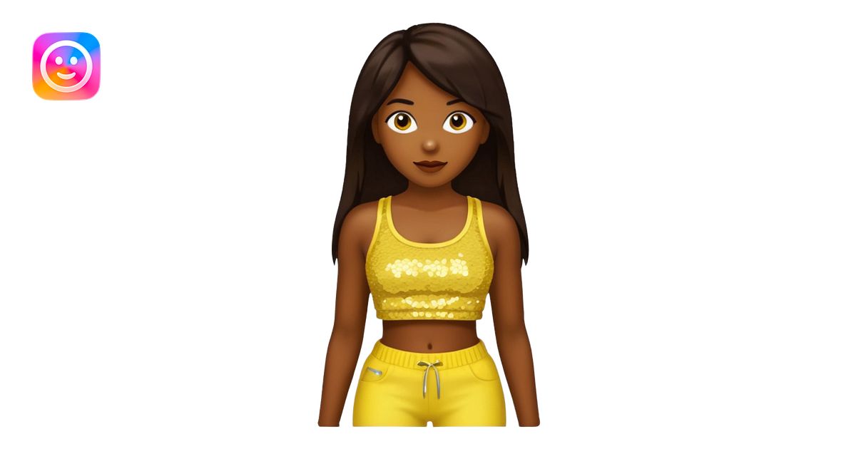 Chilli from TLC with long dark brown hair, yellow sequin crop top and ...