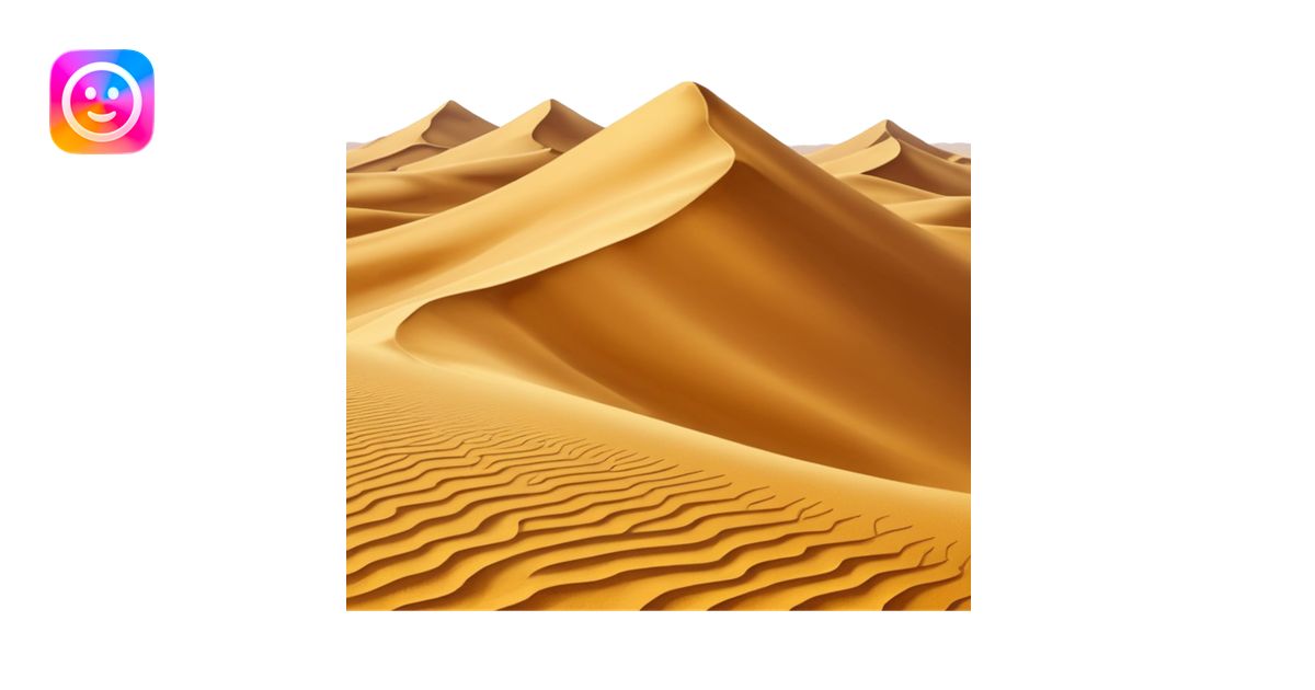Akram's name on the desert sands emoji | AI Emoji Generator