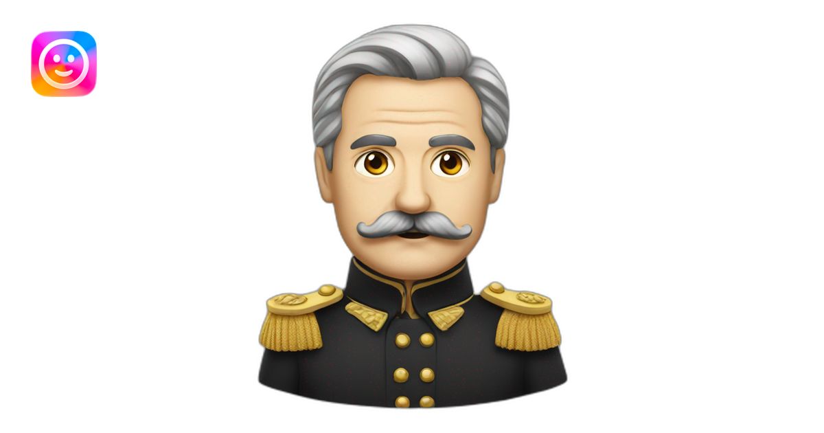 german dictator with a mustache emoji | AI Emoji Generator