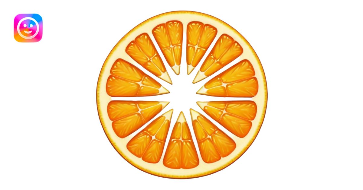 orange cut emoji | AI Emoji Generator