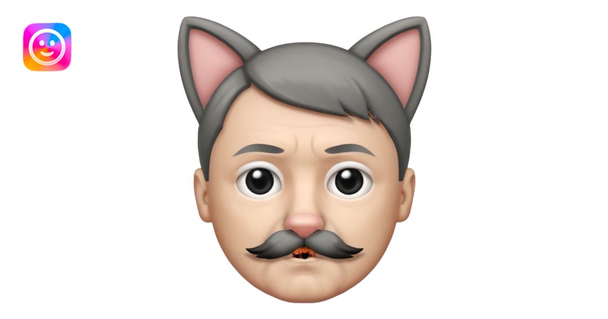 adolf hitler with cat ears emoji | AI Emoji Generator