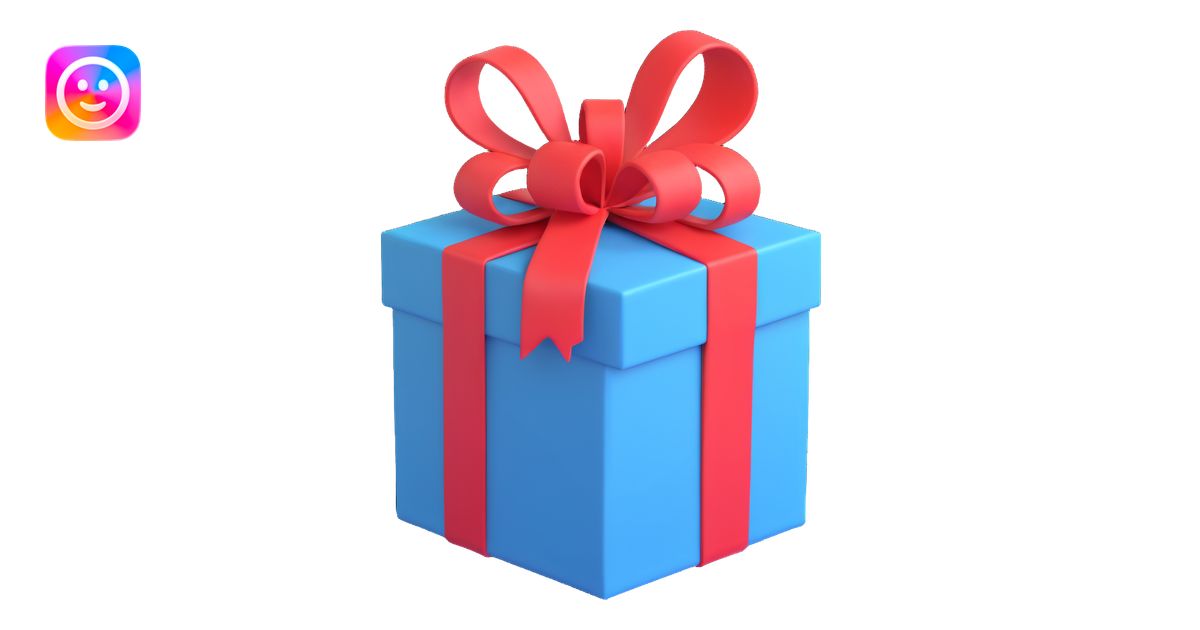 gift box, 3D emoji style emoji | AI Emoji Generator