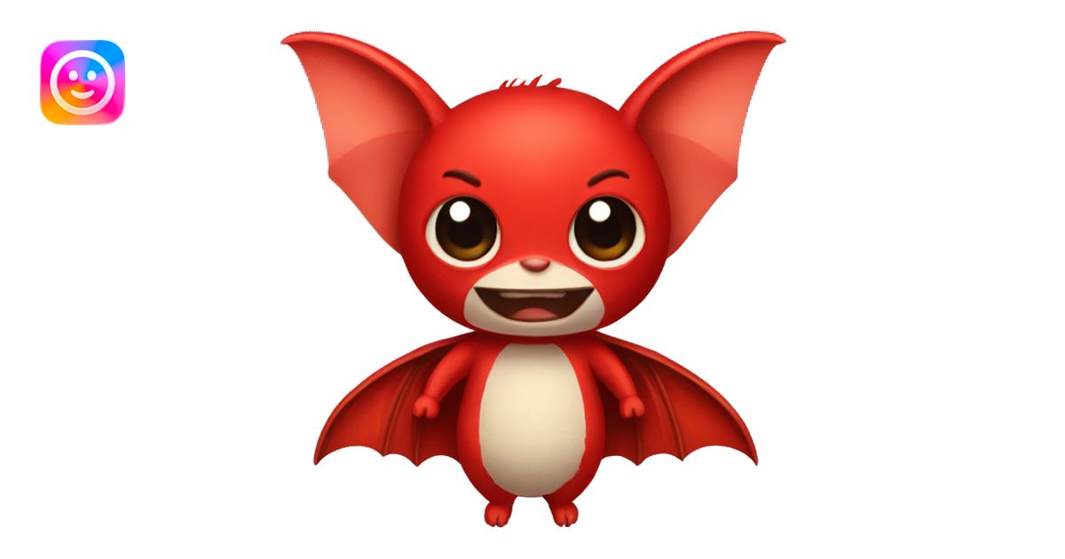 red bat emoji | AI Emoji Generator