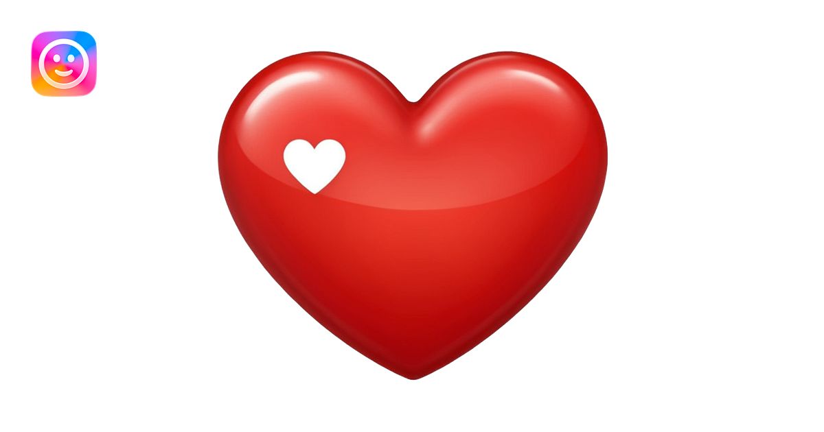 Retro heart emoji | AI Emoji Generator