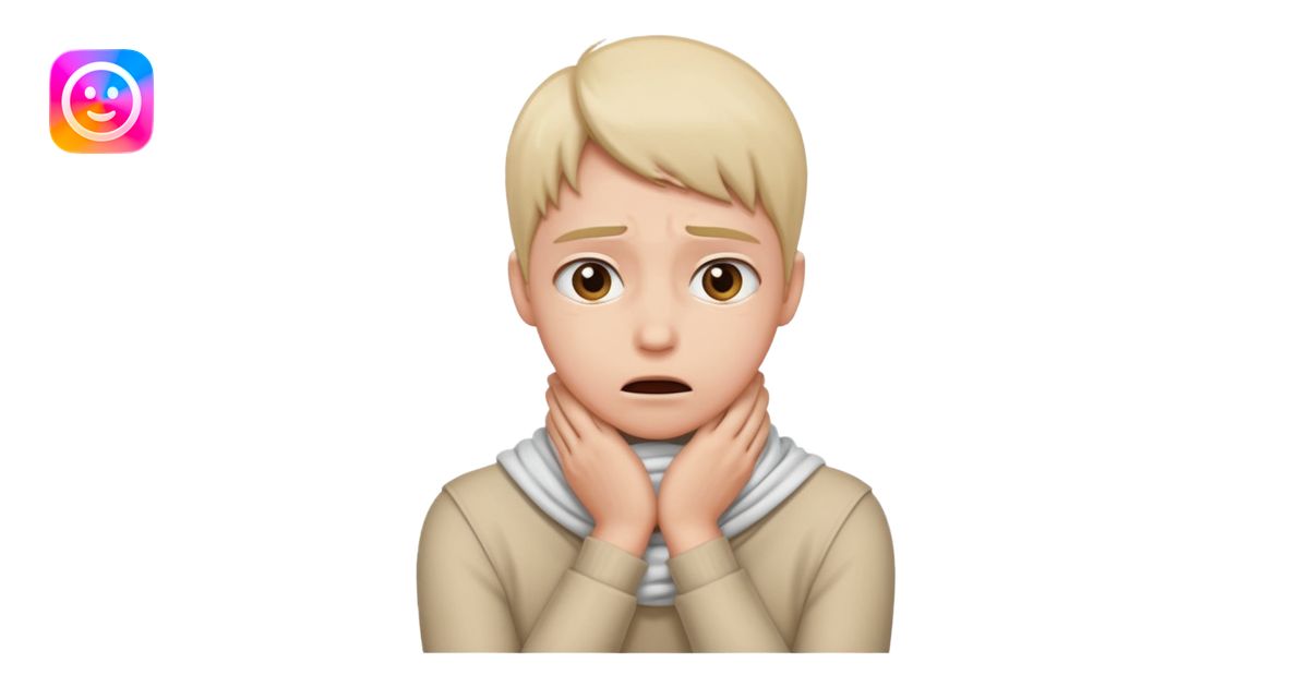 Strangling myself emoji | AI Emoji Generator
