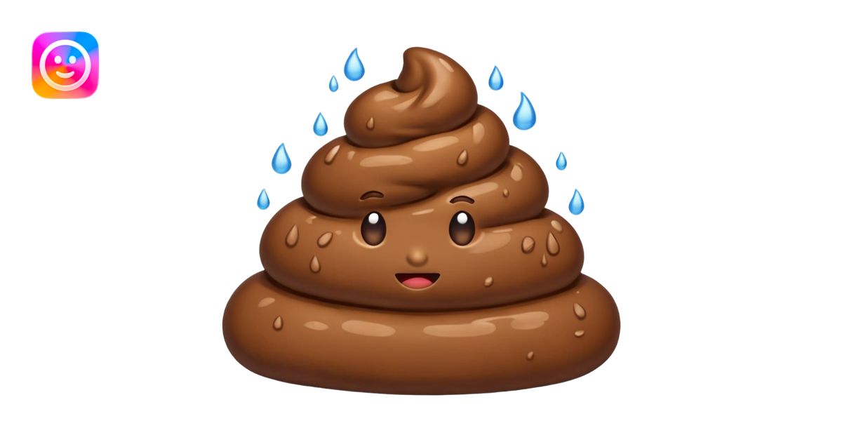 raining poop emoji | AI Emoji Generator
