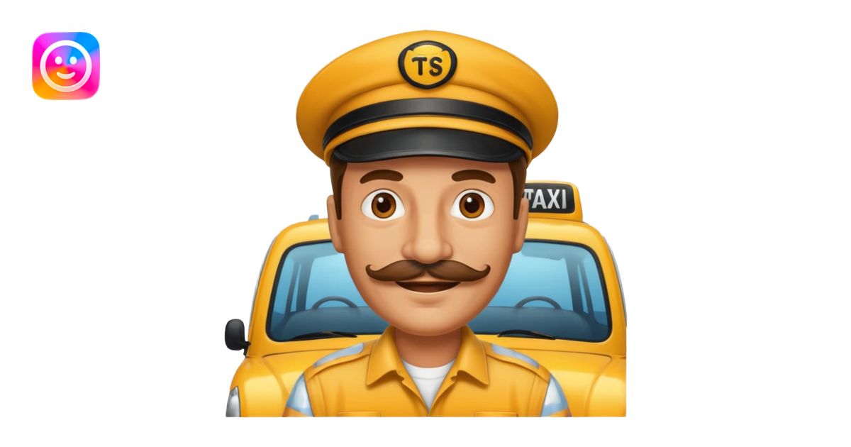 taxi driver emoji | AI Emoji Generator